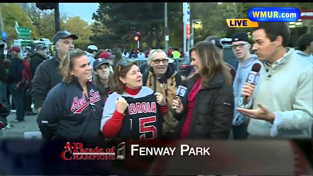 Local Red Sox fans arrive in Boston for parade - YouTube