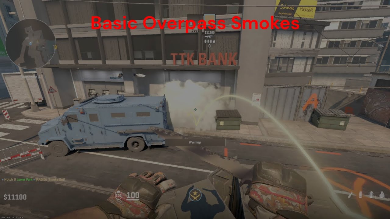 Basic Overpass Smokes - CS2 - YouTube