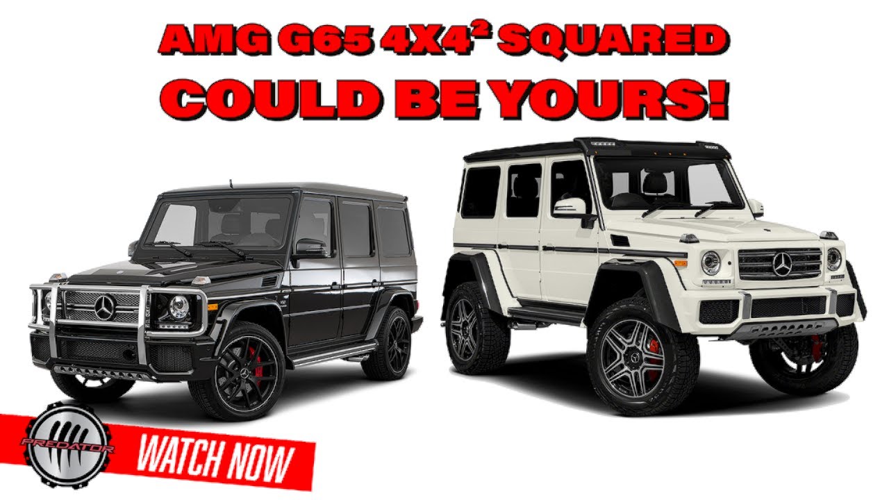 AMG G65 4X4 SQUARED COULD BE YOURS! - YouTube