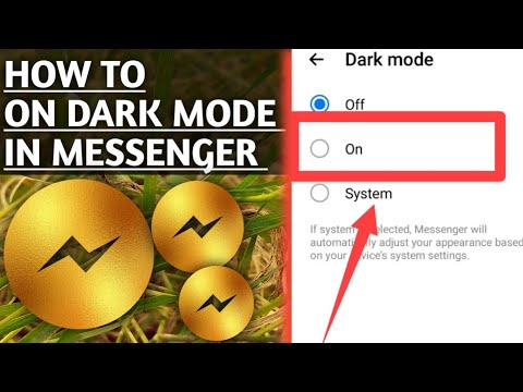 Messenger dark mode | Dark mode messenger - YouTube