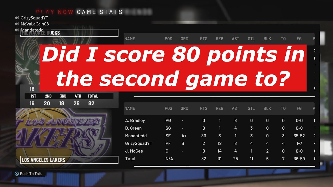 I scored 80 points on 2v2 playnow and then we rematched! - YouTube