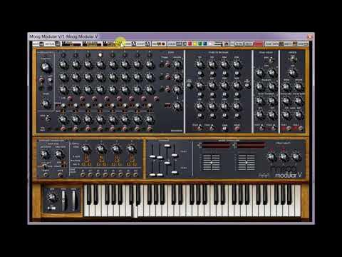 Arturia - MOOG MODULAR v (sounds) - YouTube