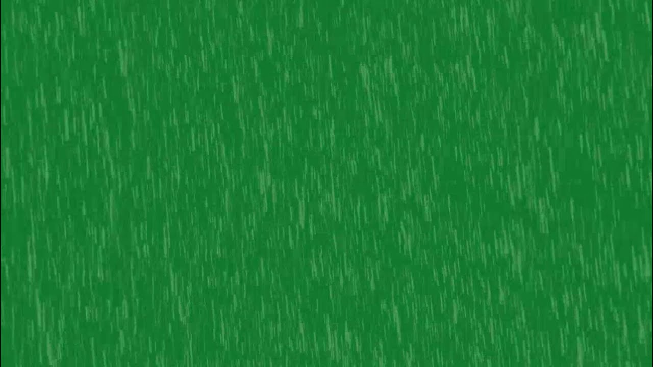 Green screen rain with sound effect. Incredible effect that MUST WATCH ...