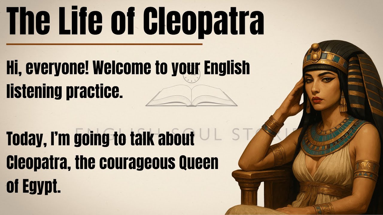 The Life of Cleopatra || Learn English Through Story 🔥 || English ...