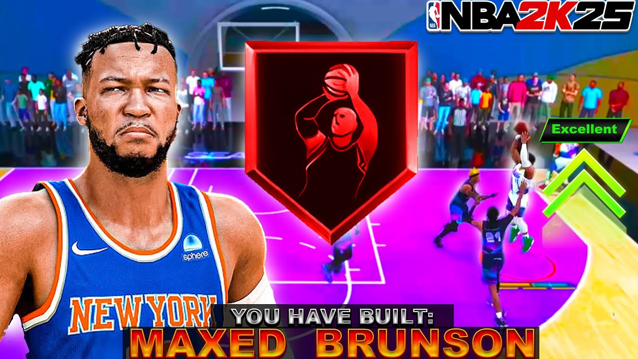 THIS JALEN BRUNSON BUILD IS A WALKING BUCKET in NBA 2K25 - YouTube