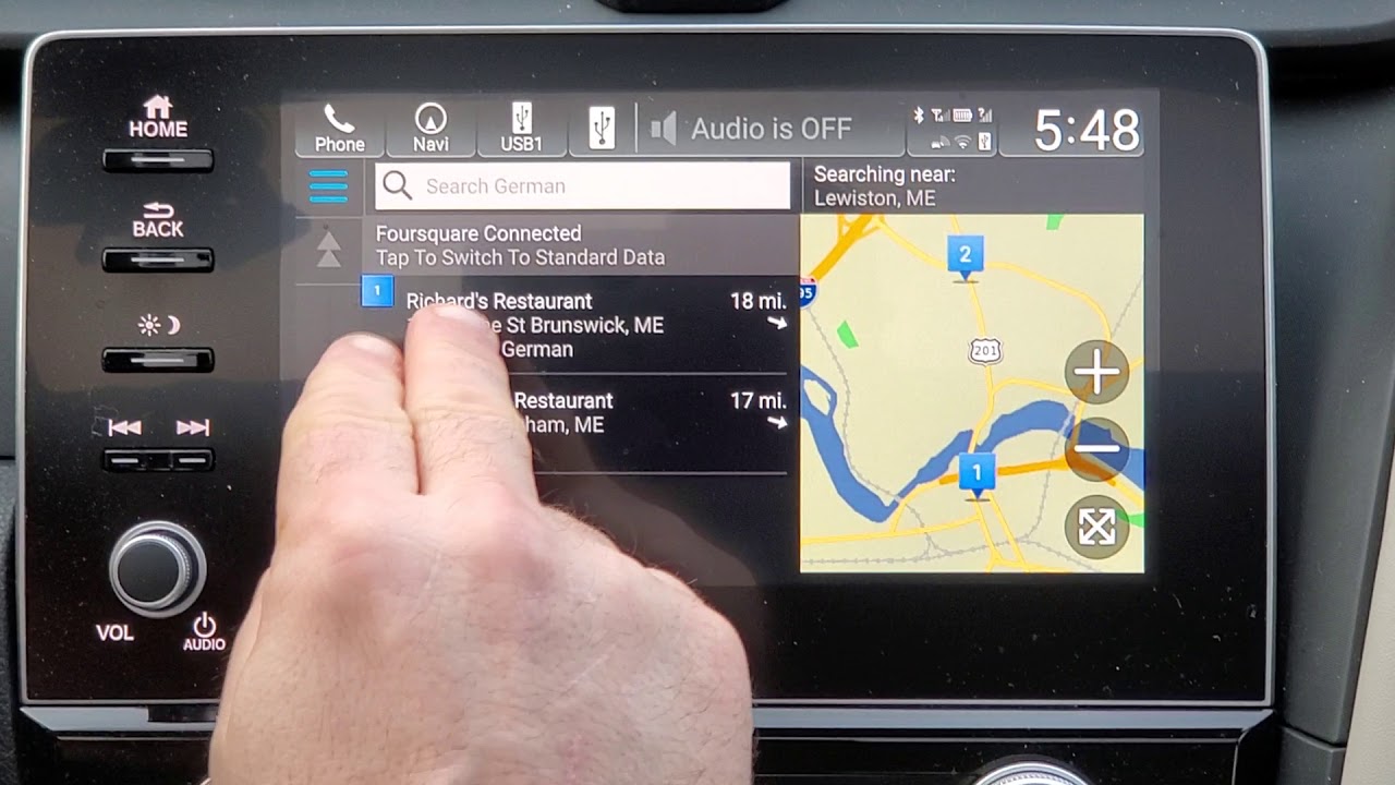 Honda Insight Navigation System Car Radio For 2009 2010 2021 Honda