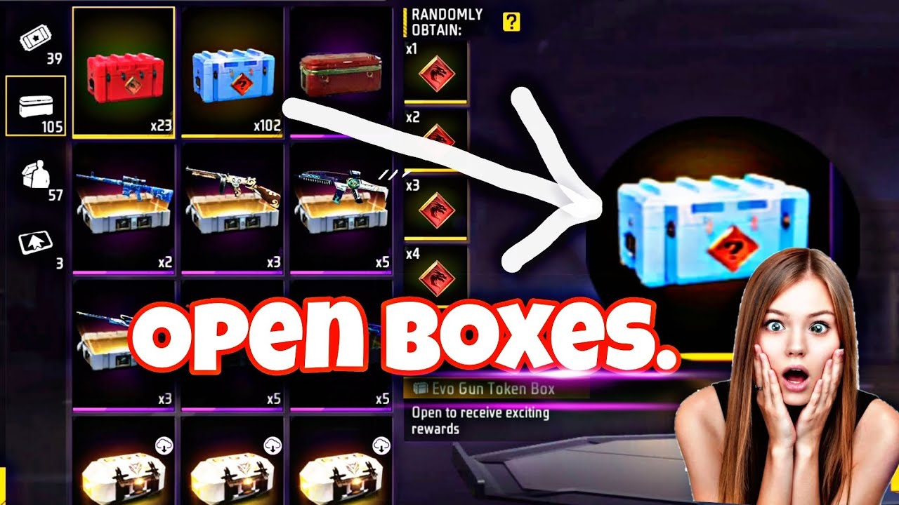 Open boxes. FF red star FF 😎 - YouTube