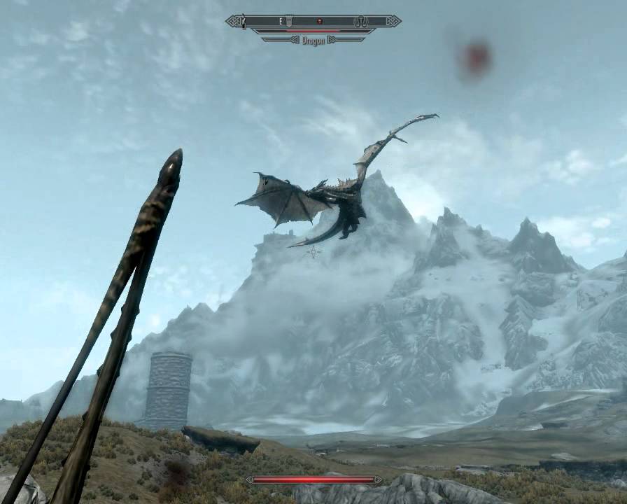 Skyrim - Dragon rider giant - YouTube