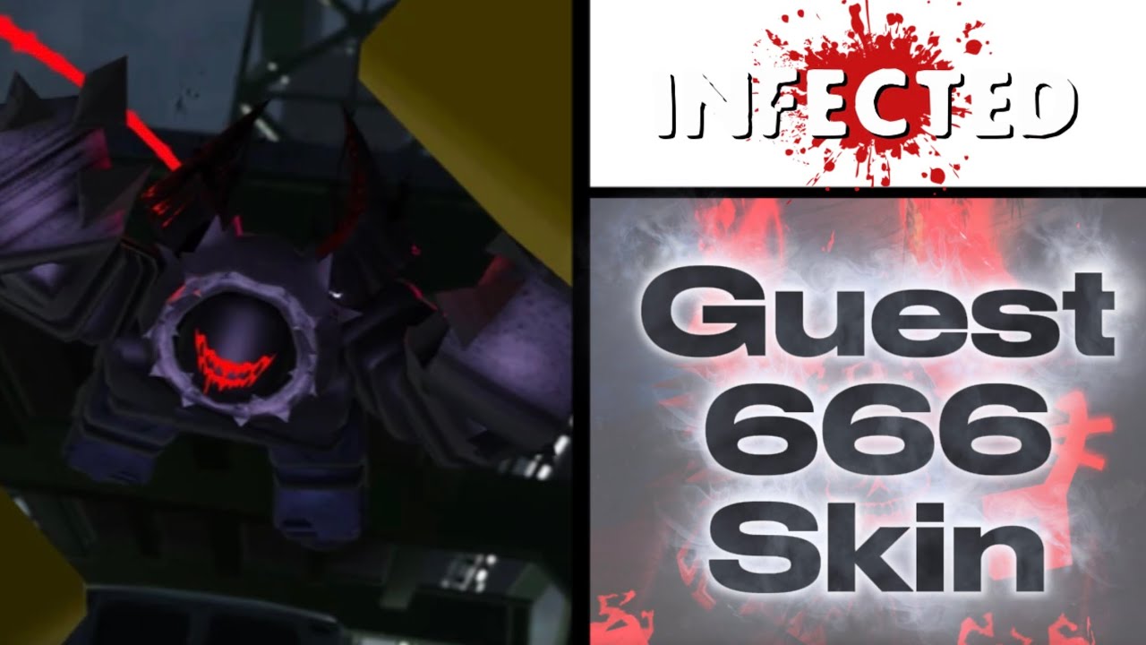 Infected - Guest 666 Skin | Roblox Forsaken - YouTube