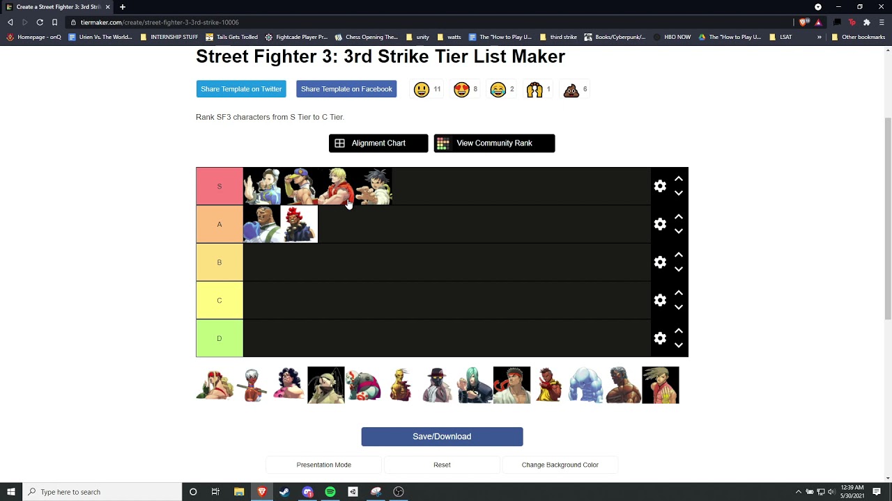 3rd strike tier list/roster overview - YouTube