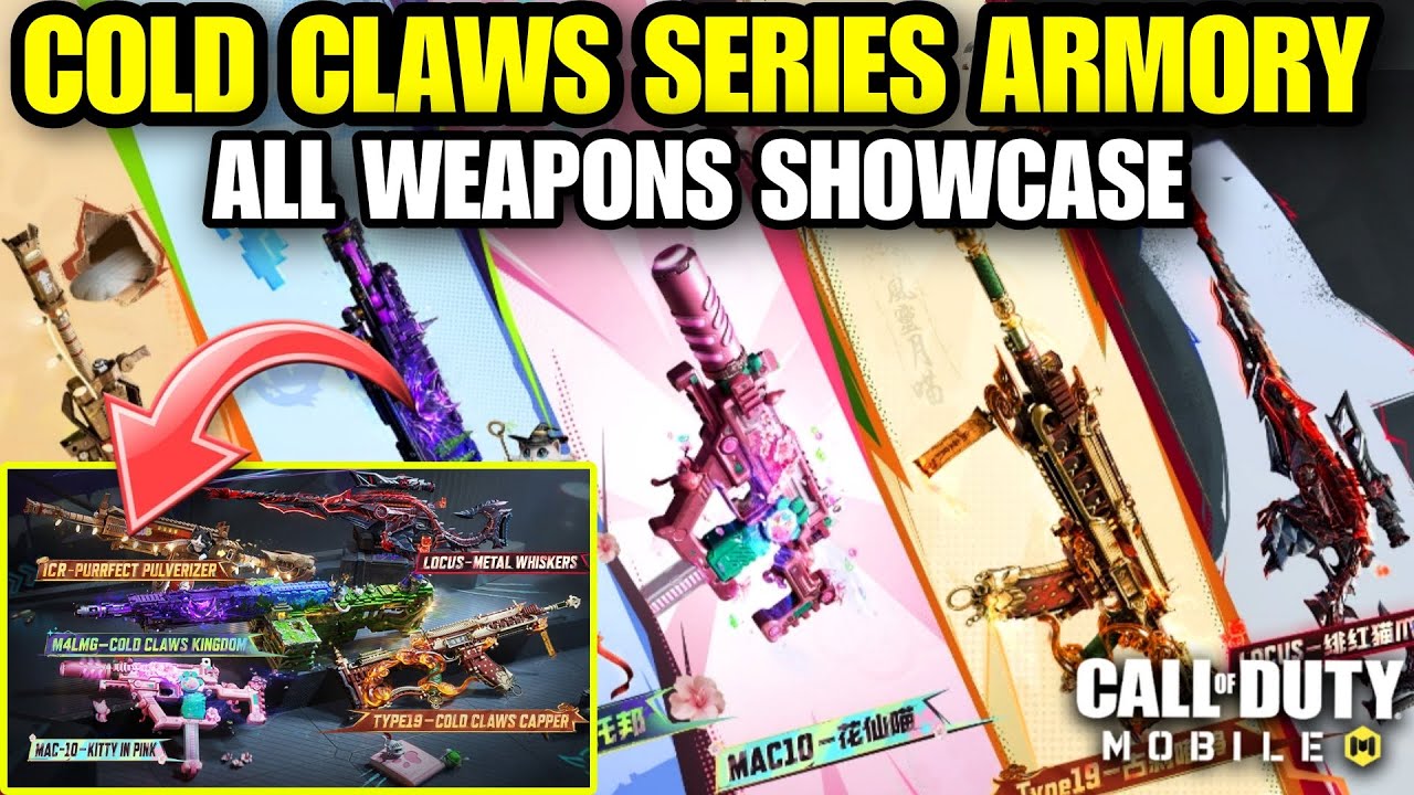 *NEW* ALL Guns in Cold Claws Legendary Showcase | COD Mobile Season 8 ...