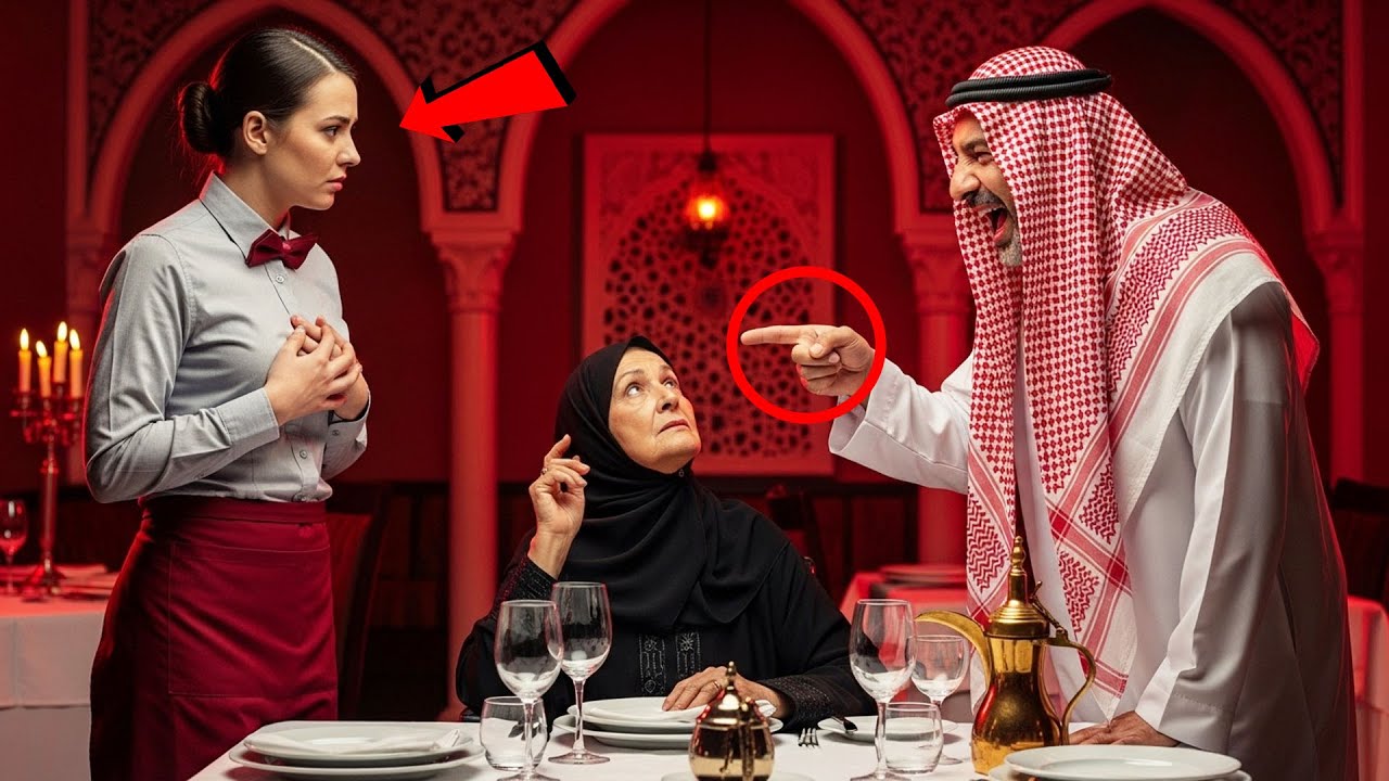 “My Mother Speaks No English!” Mocked Arab Tycoon — Waitress Replied in ...