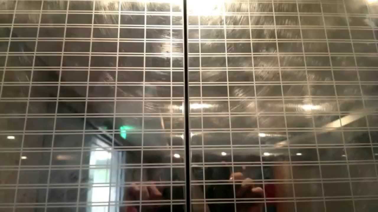 Restore scratches on etched mirror finish stainless steel. - YouTube