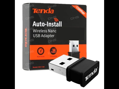 Tenda (W311MI) wifi adapter | Unboxing setup and speed test - YouTube
