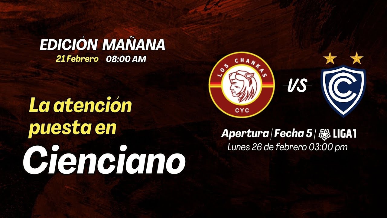 PRÓXIMO PARTIDO | CLÁSICO CHANKA INCA | FECHA 5 | CHANKAS CYC VS ...