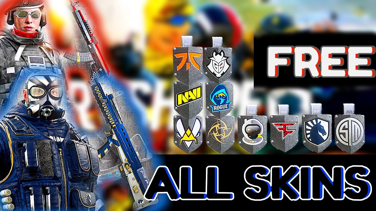 RAINBOW SIX: COMO CONSEGUIRAS SKINS DE TIME DE GRAÇA!!! (R6SHARE) - YouTube