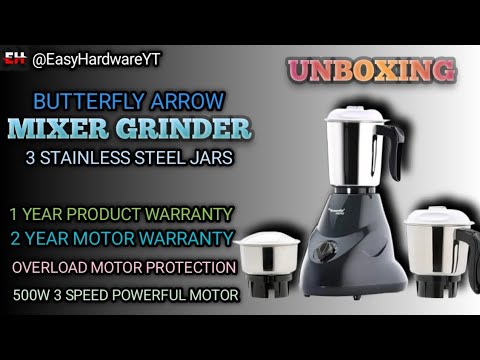 Unboxing Butterfly Mixer Grinder #juicermixergrinder #homeappliances ...