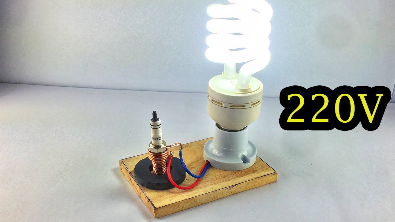 New Free Energy Generator Self Running With Spark Plug 100% - YouTube