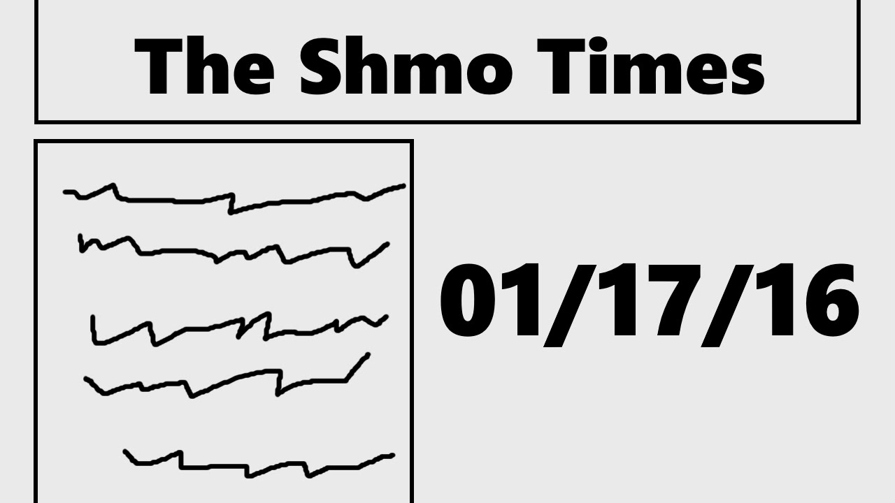 The Shmo Times: Episode 1 Let's try something new. - YouTube