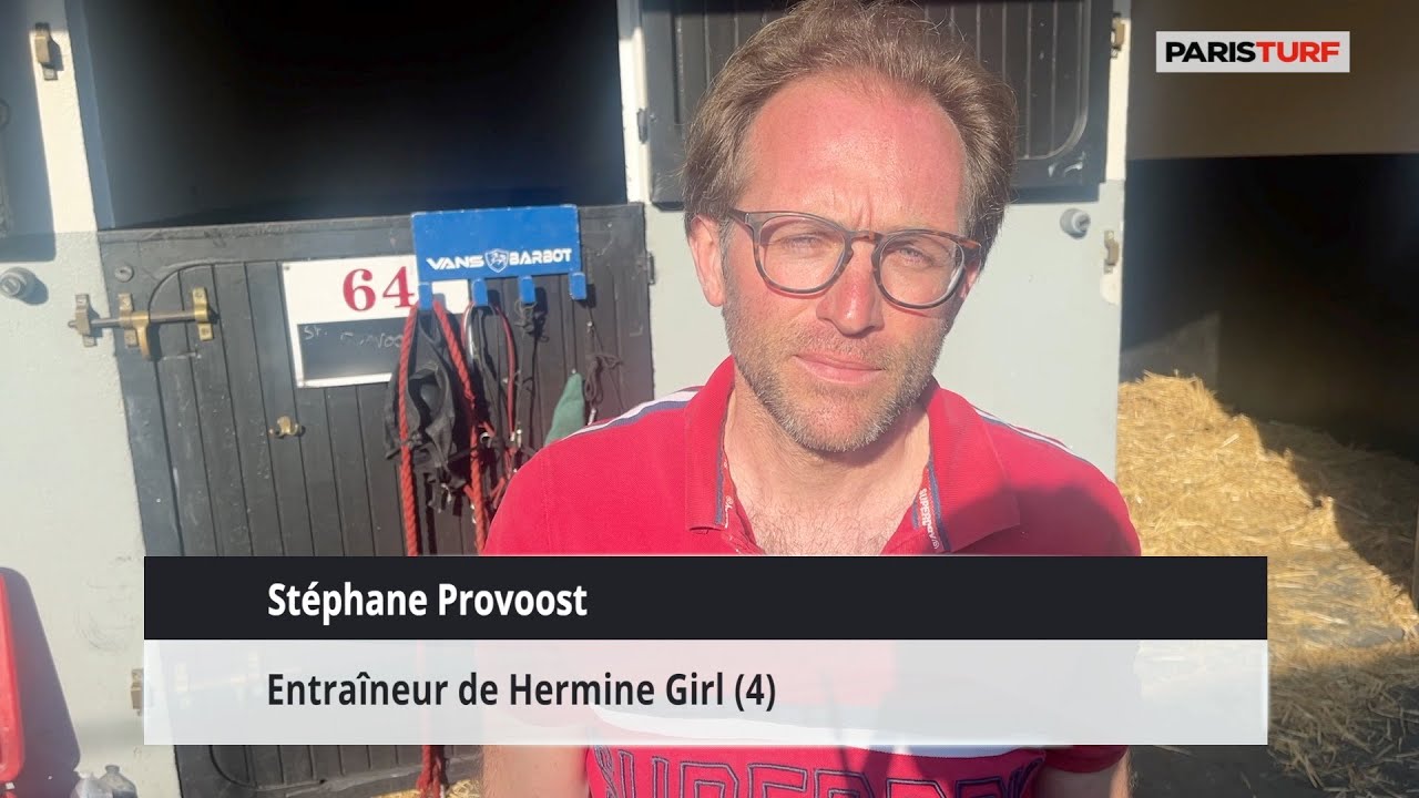 Stéphane Provoost, entraîneur de Hermine Girl (05/05 à Paris-Vincennes ...