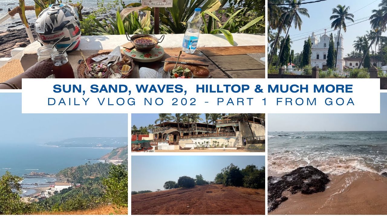 GOA - ANJUNA EVA CAFE WAS EPIC | TO OFF-ROAD VAGATOR CLIFFTOP WITH ...