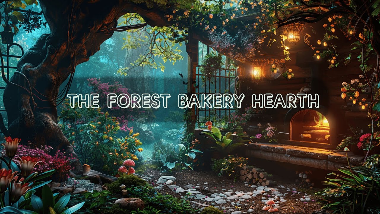 The Forest Bakery Hearth | Magical Fantasy Music & Ambience | Peaceful ...