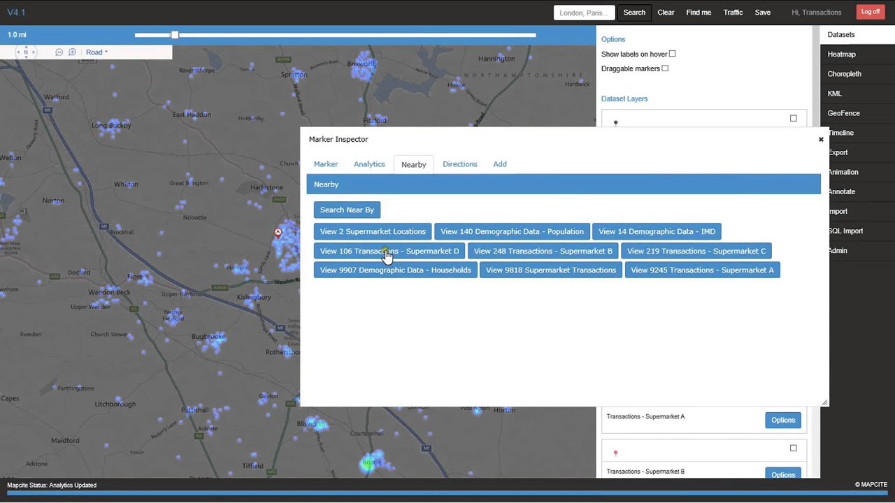 MAPCITE - including new analytics features - YouTube