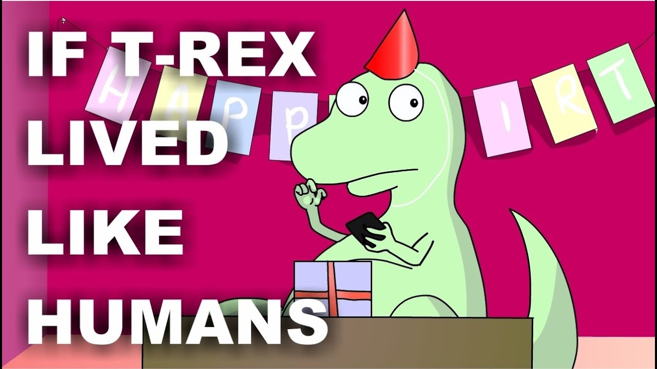 If T-Rex Lived Like Humans ☆ Animation ☆ - YouTube