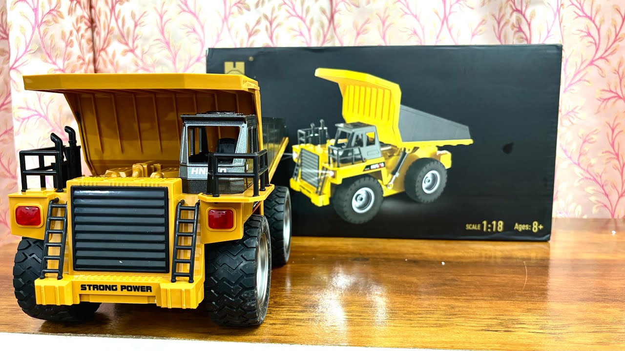 Remote Control Dumper Truck Unboxing | Huina 1533 - YouTube