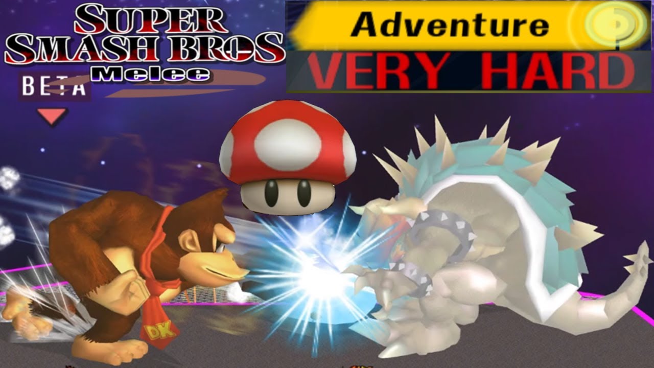 Super Smash Bros. Melee - Adventure Mode Gameplay with Giant Donkey ...