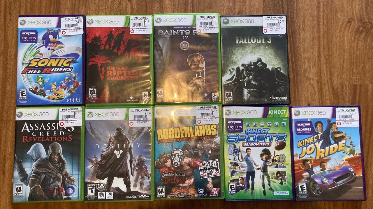 GameStop Pickups Haul #2! (Xbox 360, Kinect) - YouTube