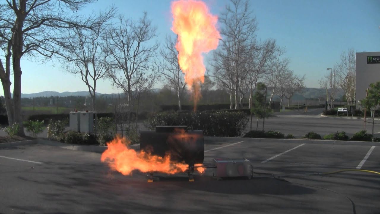 Pressure Vessel Fire Training Prop - YouTube