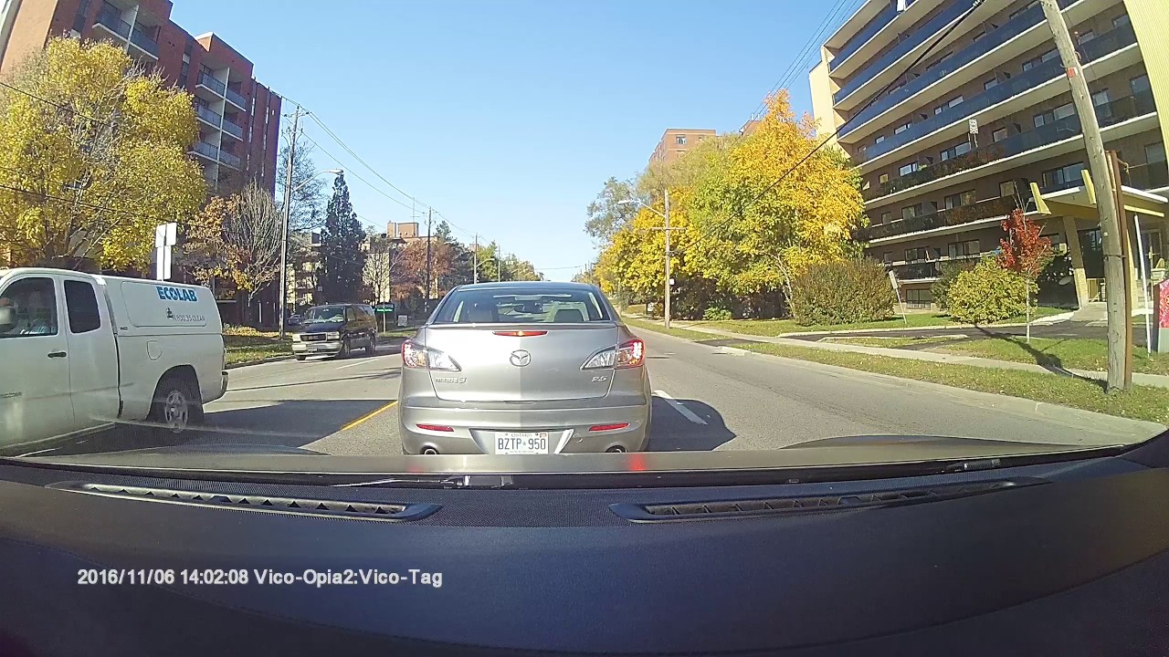 Tesla AEB Saves me from last Minute Left Turner - YouTube