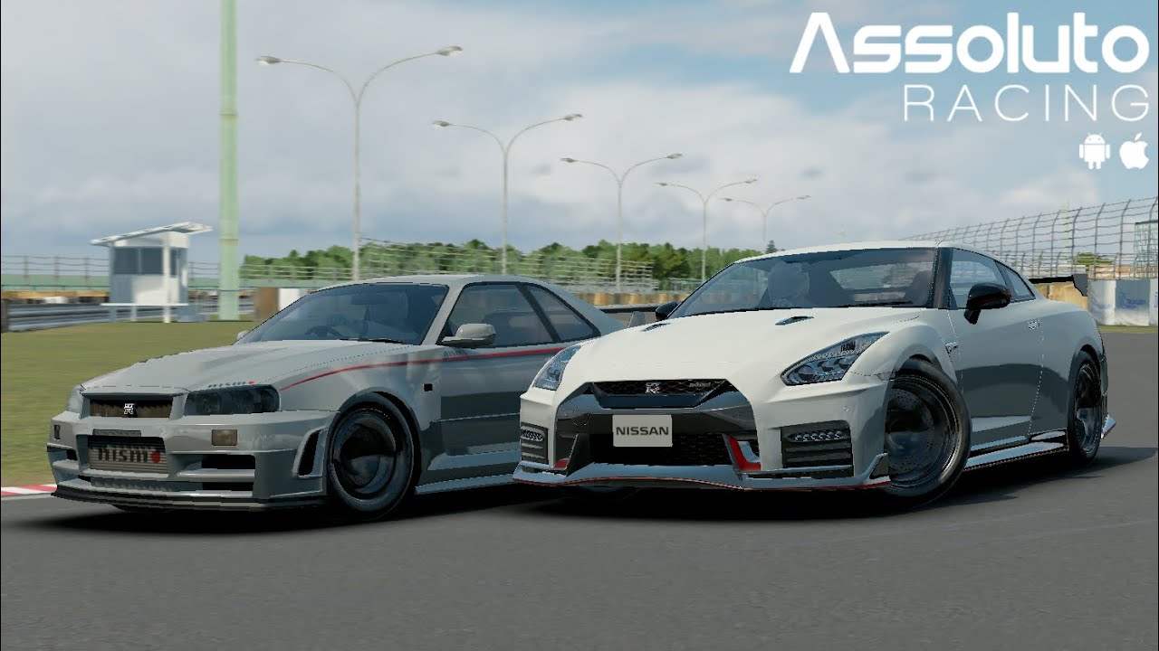 Assoluto Racing New Update - Nissan GT-R Nismo R35 vs R34 - YouTube