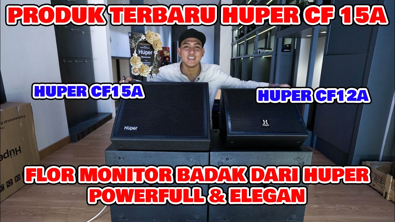REVIEW HUPER CF15A || FLOOR MONITOR WEDGES AKTIF - YouTube