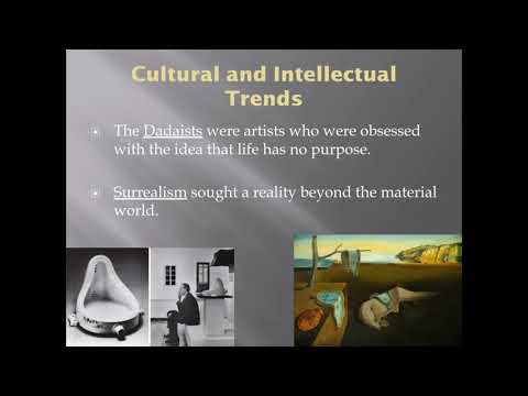 Cultural and Intellectual Trends - West Between the Wars - YouTube