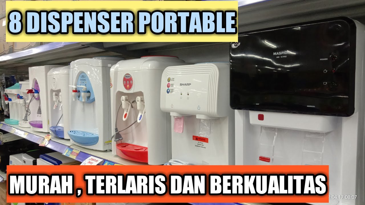 🔴Rekomendasi 8 dispenser portable terbaik || dispenser murah dan ...