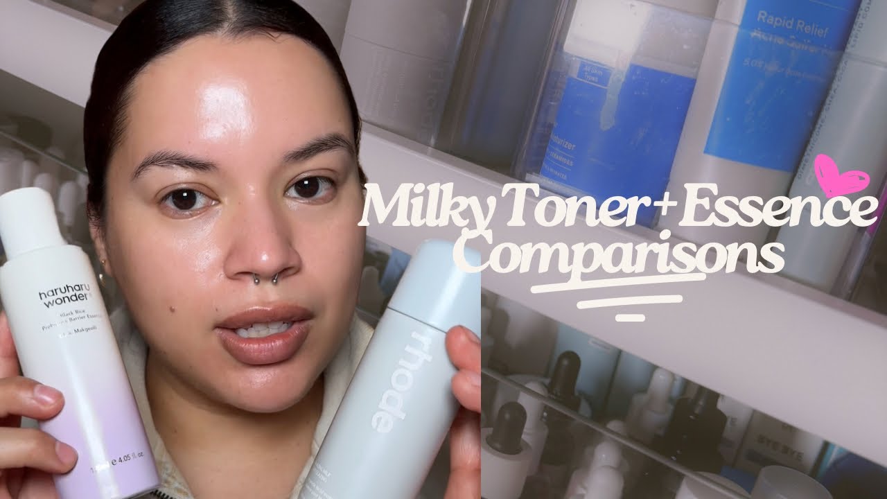 NEW HaruHaru Wonder Black Rice Probiotic Essence Comparisons - YouTube