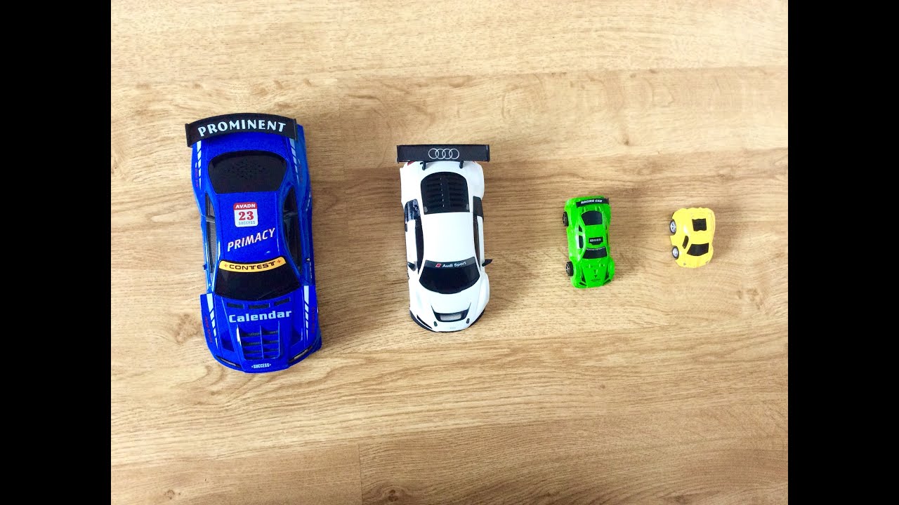 Kids Fun Learning - Identifying Small, Big, Bigger And Biggest Toy Car ...