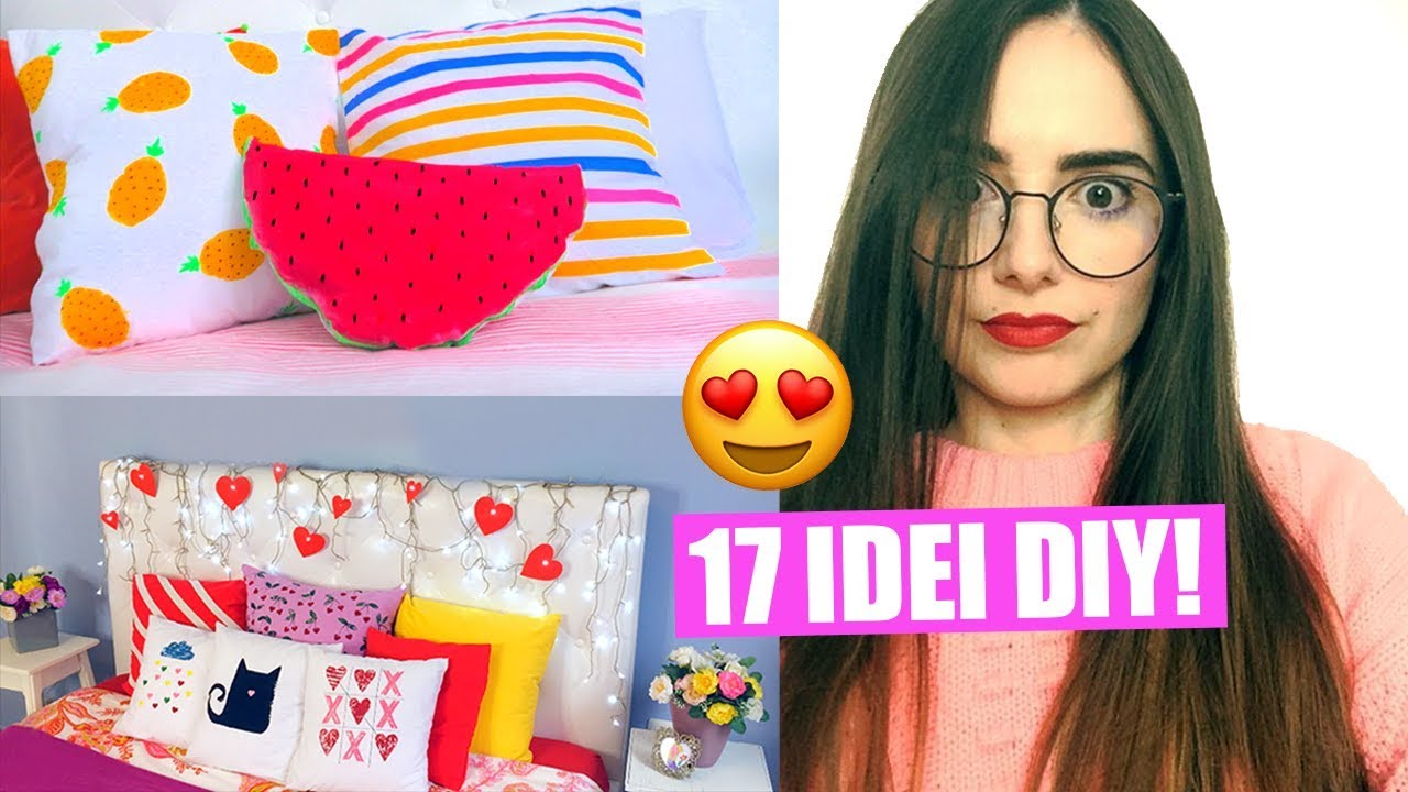 17 IDEI DIY: CUM SA ITI DECOREZI CAMERA! Montaj - YouTube