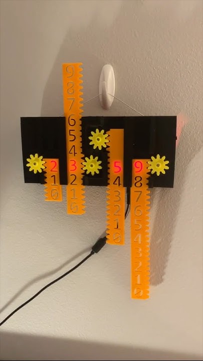 My Second Attempt at this Clock #arduino #3dprinting - YouTube