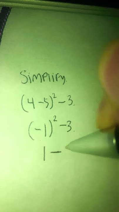 Simplify using PEMDAS #shorts - YouTube