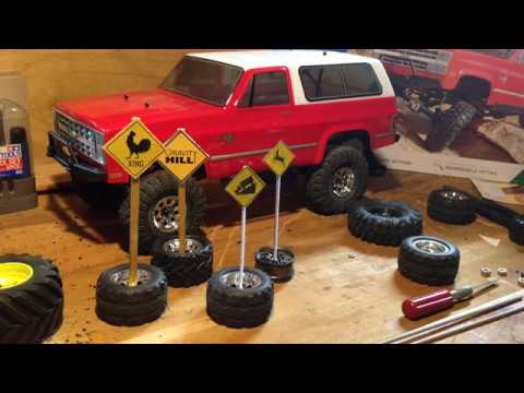 Homemade Scale Trail / Road Signs - YouTube