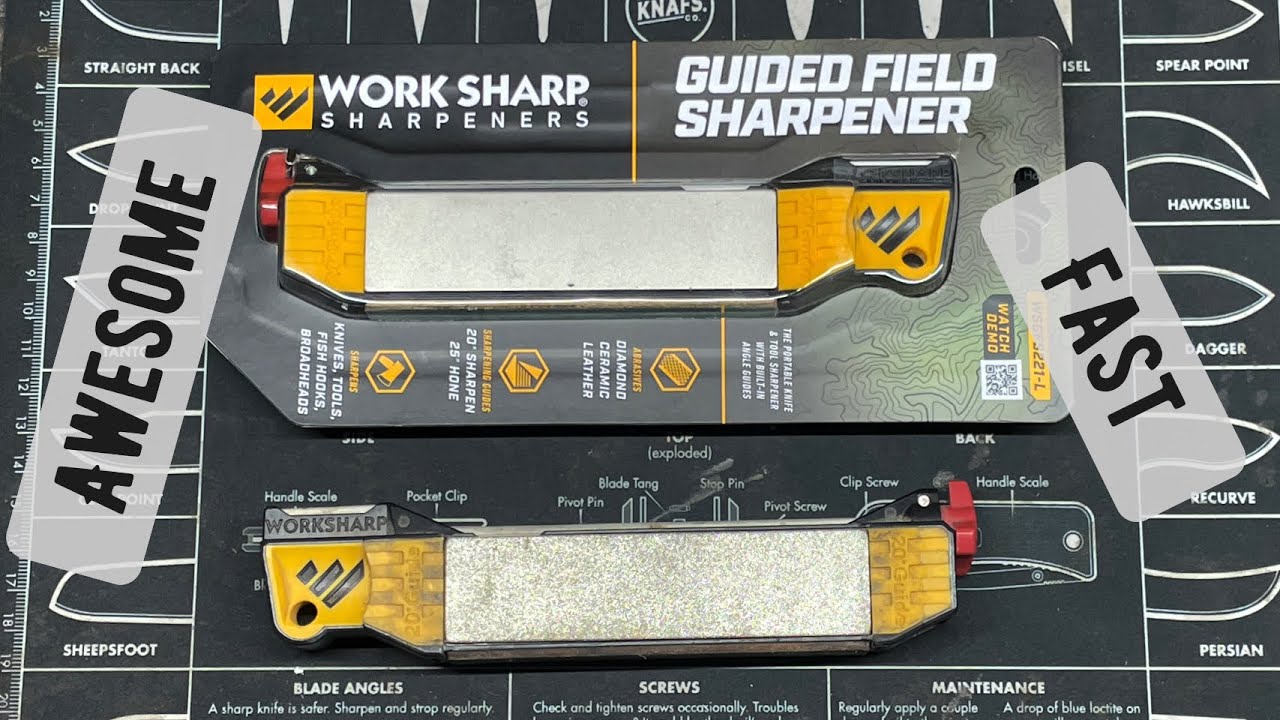 WORK SHARP guided field sharpener…. AWESOMENESS - YouTube