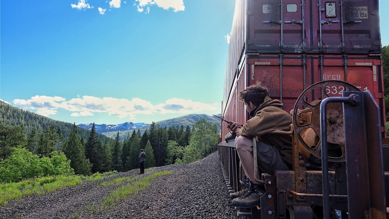 Skrypt's American Hobo Trip #4 | Train Hopping To Havre - YouTube