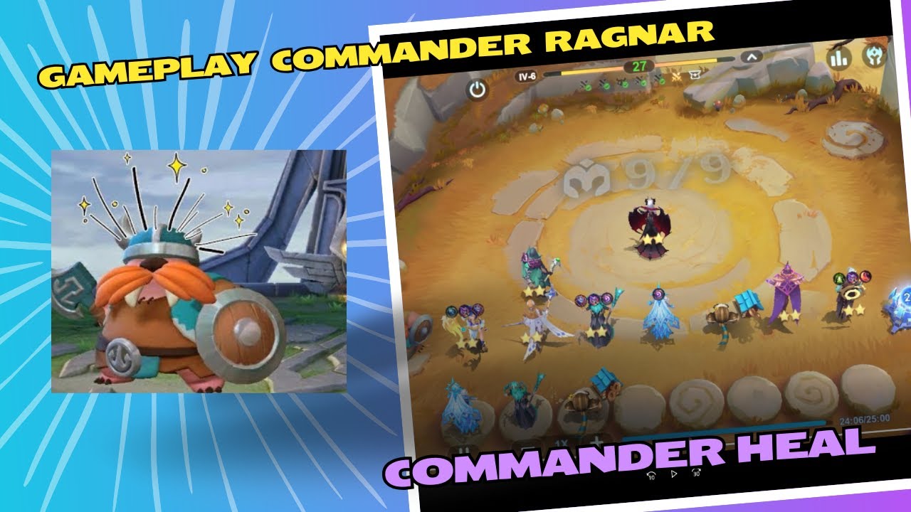 COMMANDER HEAL RAGNAR | Magic Chess GoGo - YouTube