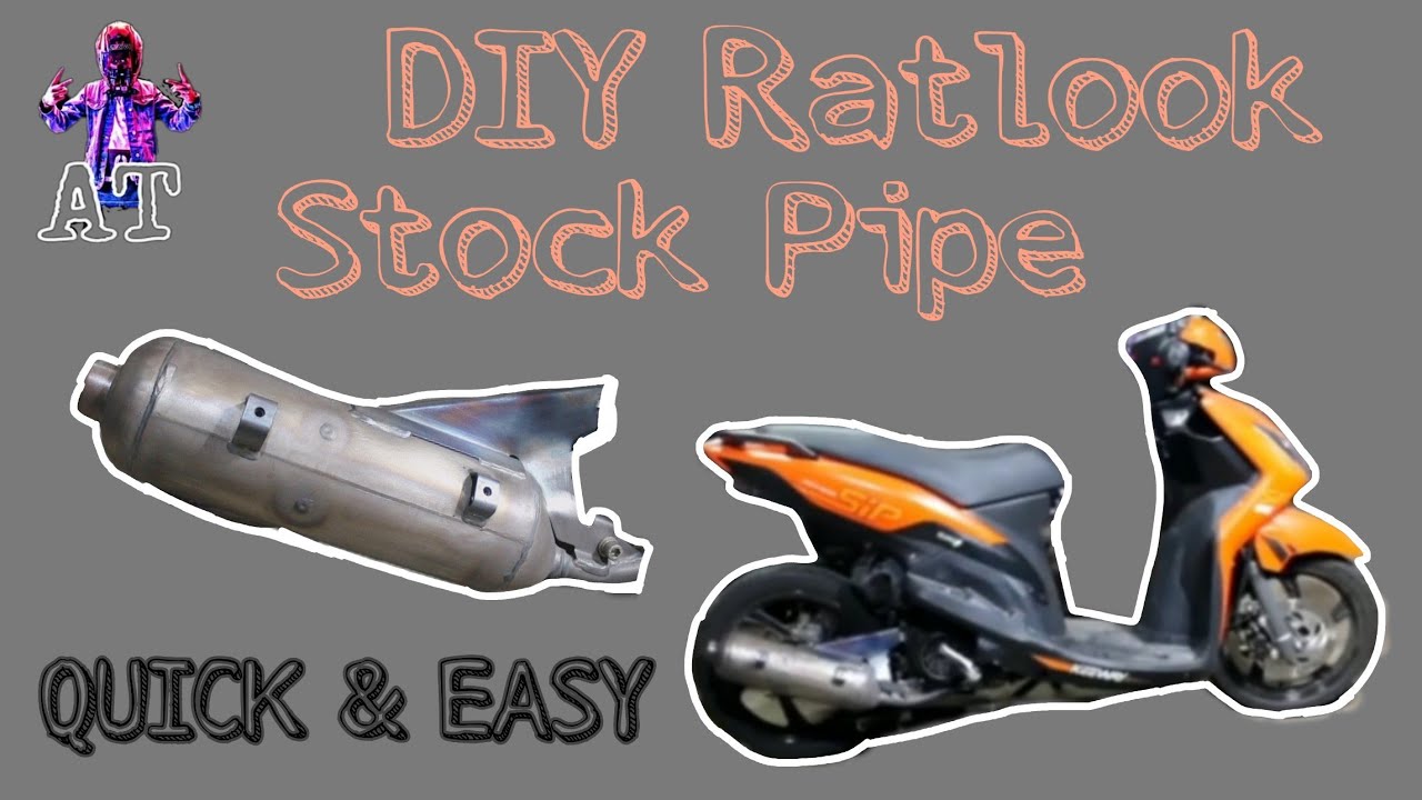 #RatLookPipe #Pipe #SymZip #Titanium DIY SYM ZIP | Rat Look Pipe - YouTube