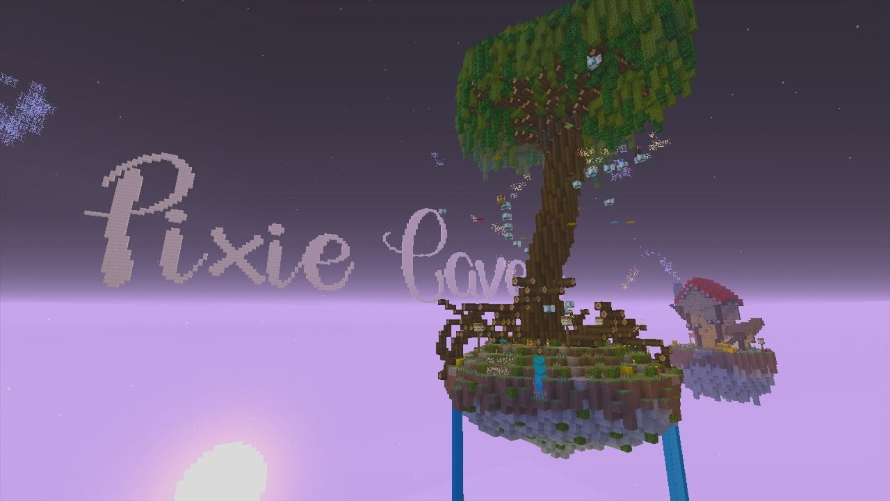 Minecraft Xbox - Pixie Caverns - 4v4 Team SkyWars - Part 1 - YouTube