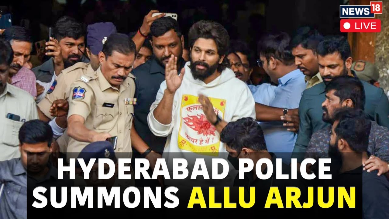 Pushpa 2 Stampede Case Live | Allu Arjun Summoned By Hyderabad Police ...