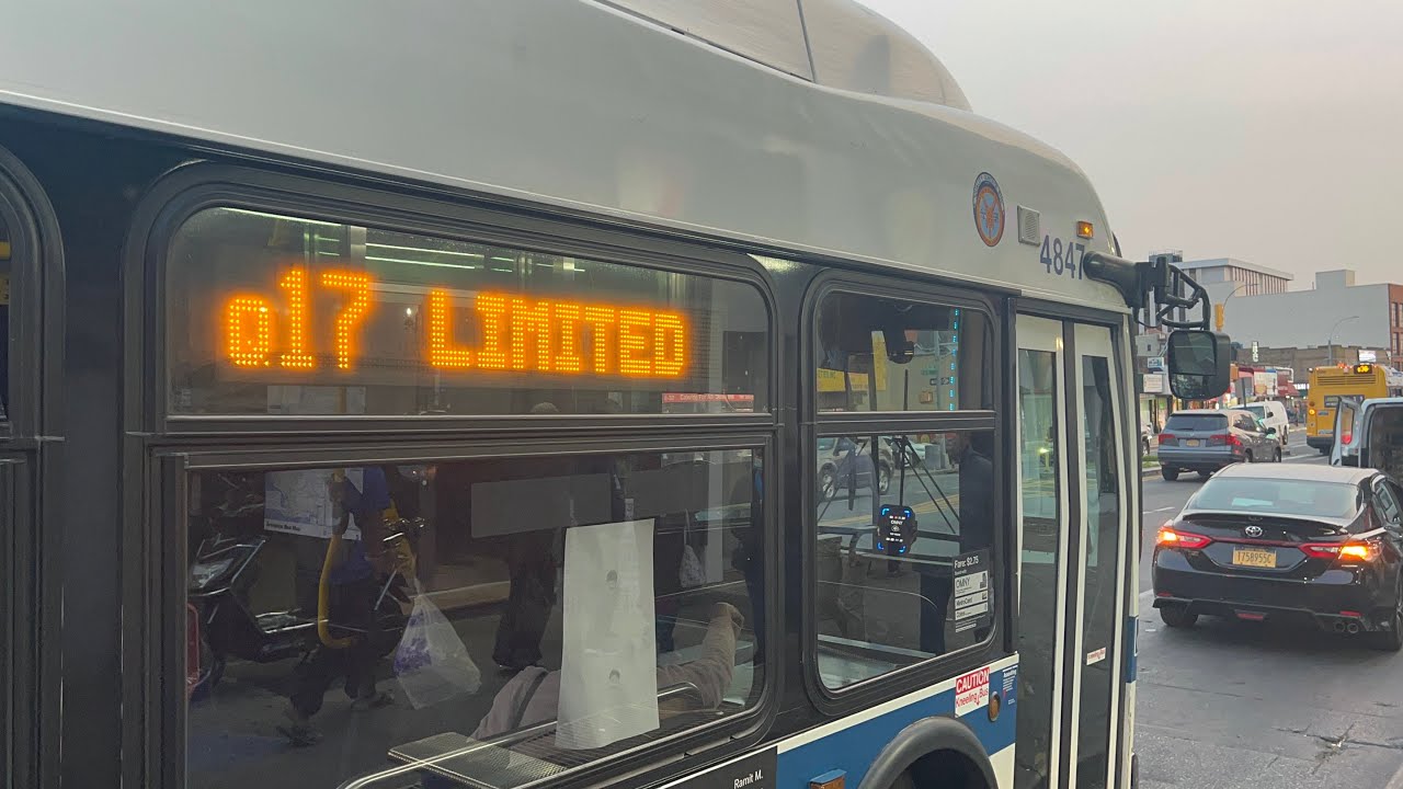 2011 New Flyer XD40 #4847 Q17 Limited Bus Ride from Rose Avenue to ...